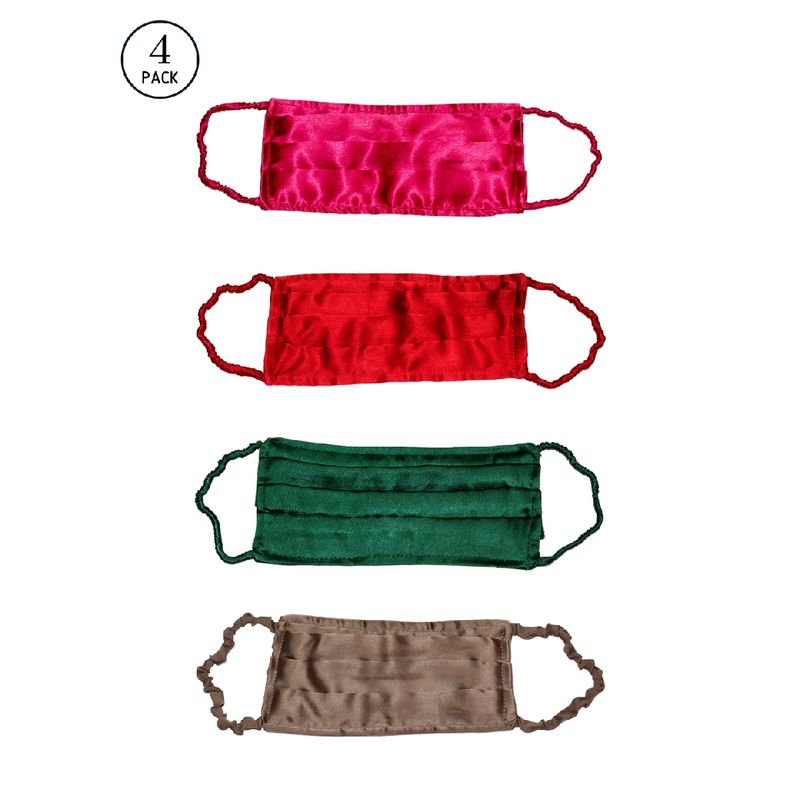 Buy Bellofox Garnet, Ruby, Emerald And Amber Sheen 3-layer 3-ply Satin ...