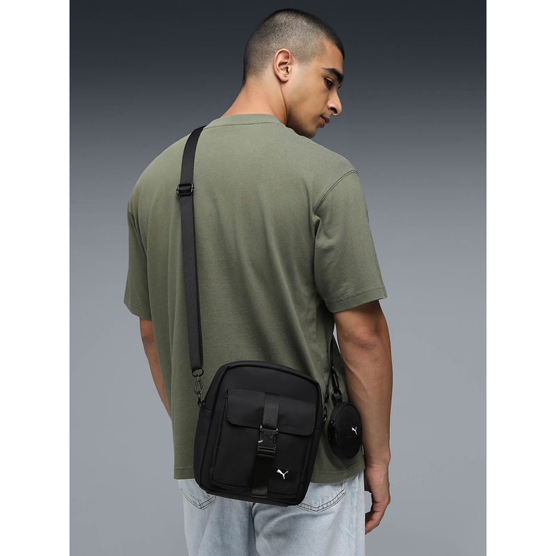 Buy Puma Black Lightweight Solid Everyday Sling Bag Online