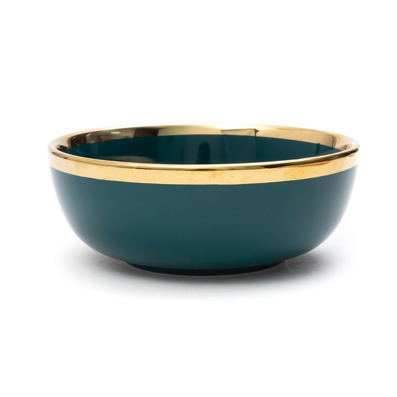 Buy EZ Life Urbane Class Bowl 7 Inch Dinner Bowl (1100 ml) Glossy Green ...