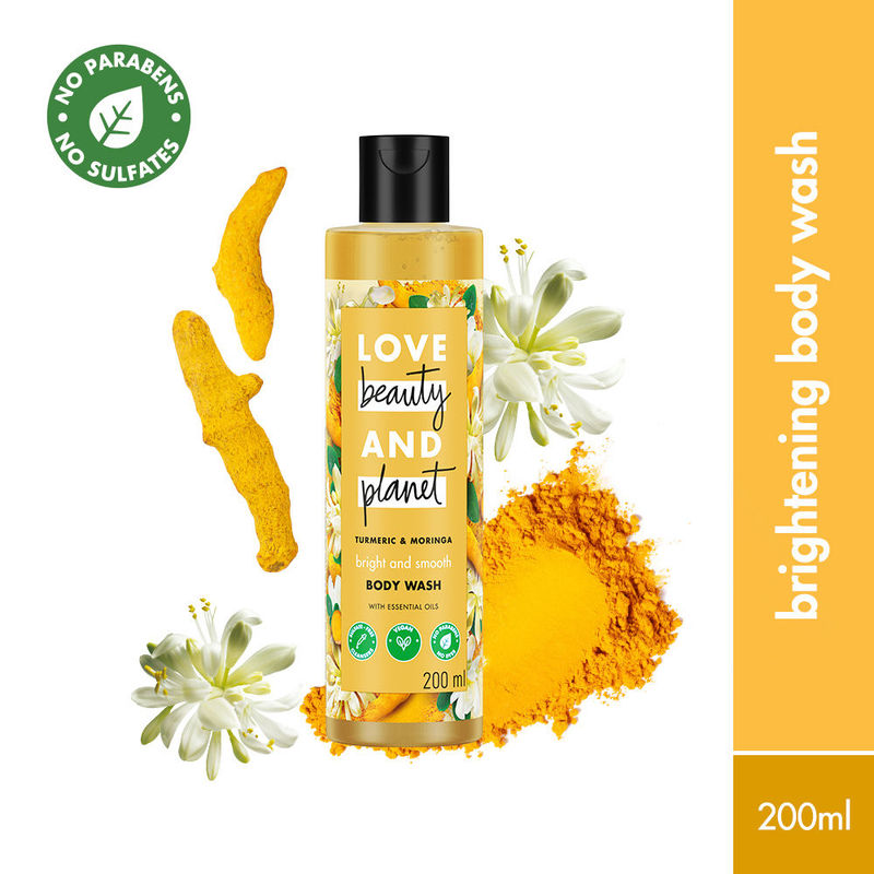Buy Love Beauty And Planet Turmeric And Moringa Body Wash For Brighter