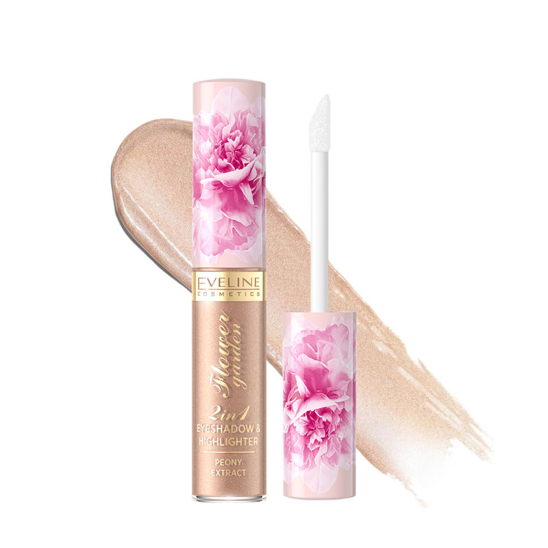 Buy Eveline Cosmetics Flower Garden Eyeshadow & Highlighter 2in1 - No 02 Online