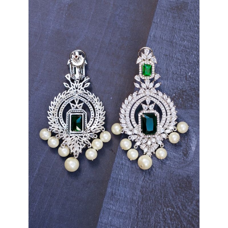 Buy Shhimmerz Jewellery Chand Bali Diamond Multi-Color Earrings Online