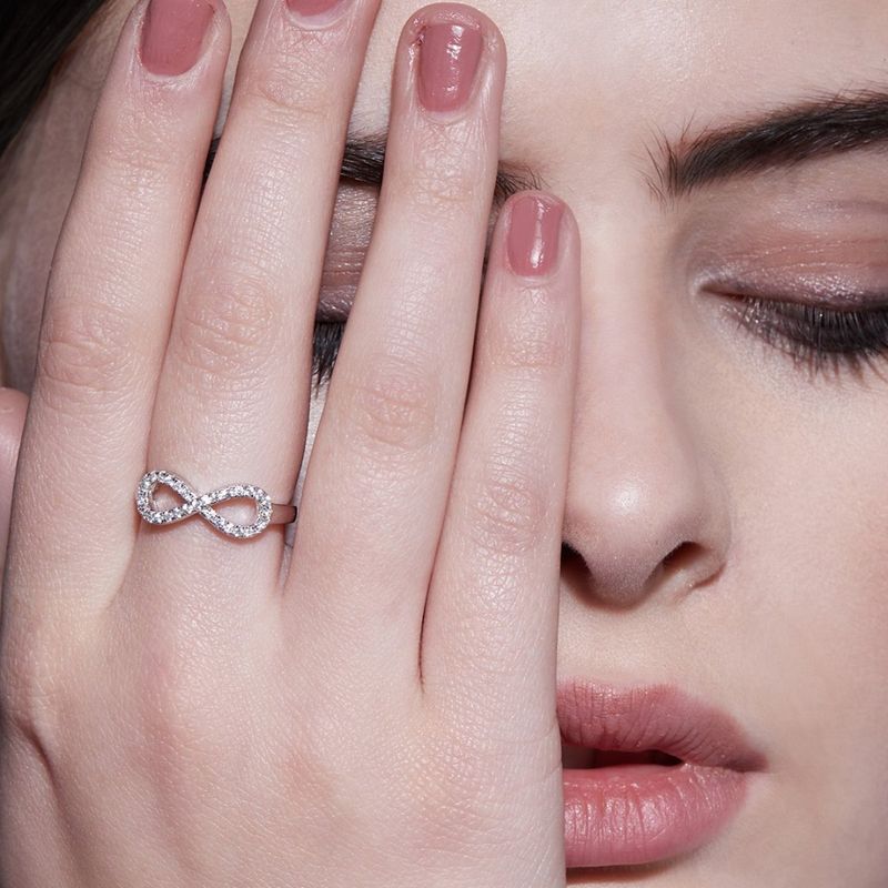Buy Zavya The Infinity 925 Sterling Silver Ring Online