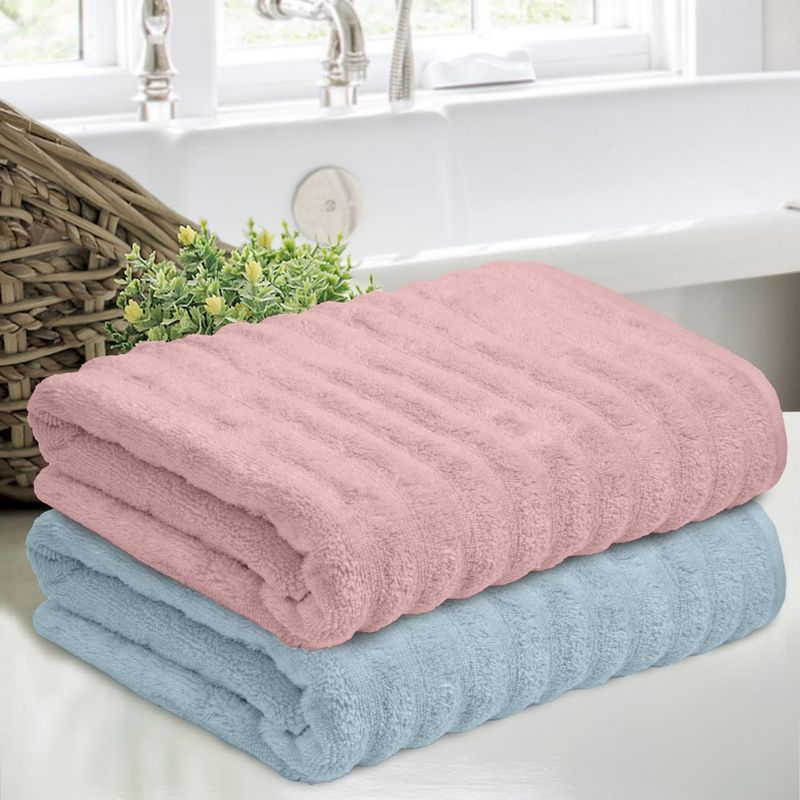 Buy Haus And Kinder 100 Percent Cotton Zero Twist Bath Towel Set 520 Gsm