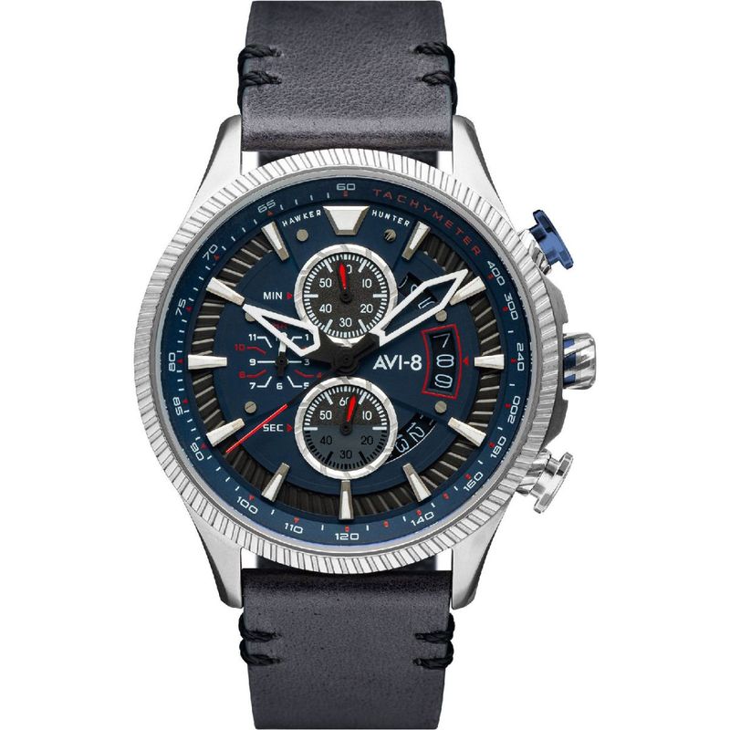 Buy AVI-8 Hawker Hunter Chronograph|Date Analog Blue Dial Men Watch ...
