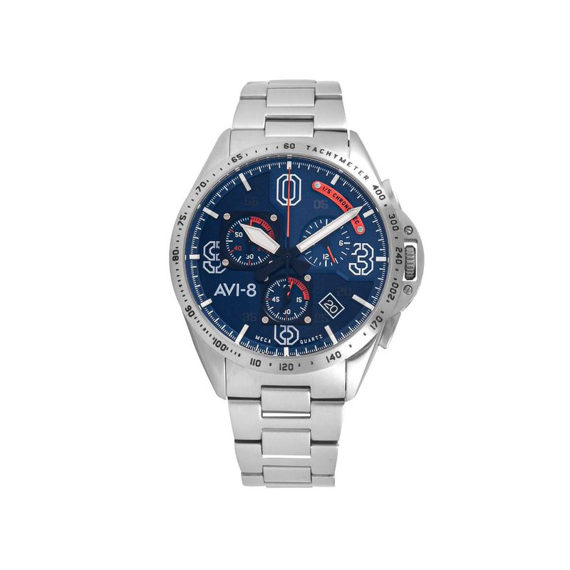 Buy AVI-8 P-51 Mustang Chronograph|Date Analog Blue Dial Men Watch - AV ...
