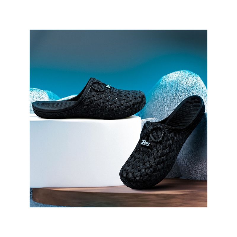 Buy SOLETHREADS Radiant Solid Black Women Slides Online