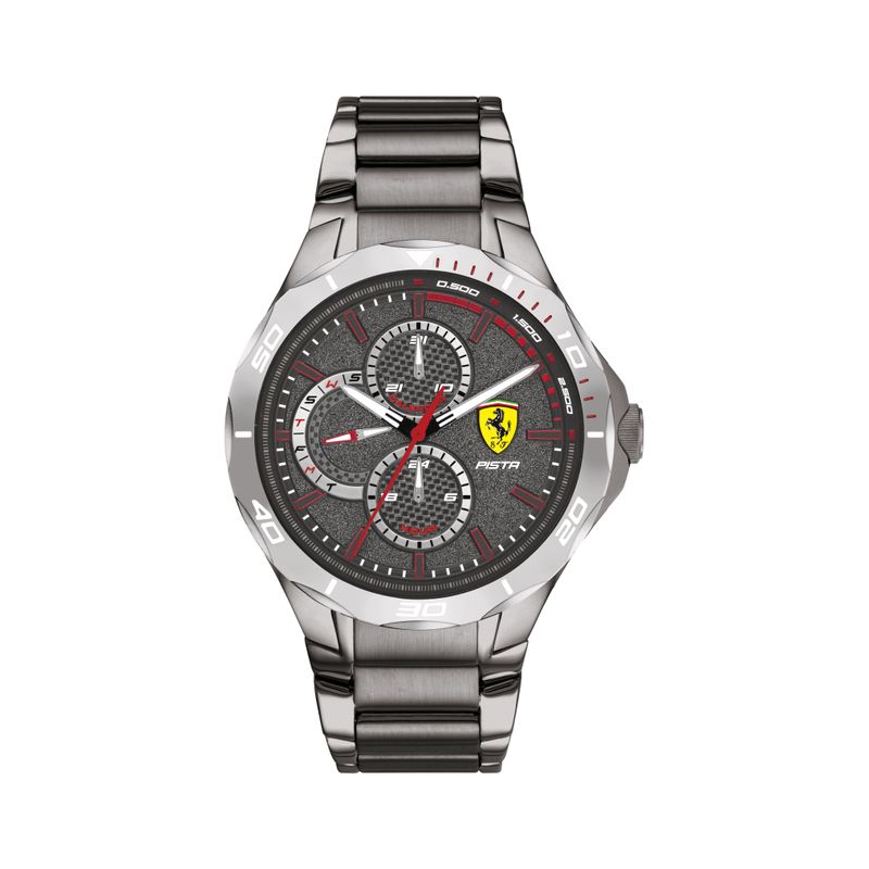 Buy Scuderia Ferrari Pista Analogue Grey Round Dial Men's Watch ...