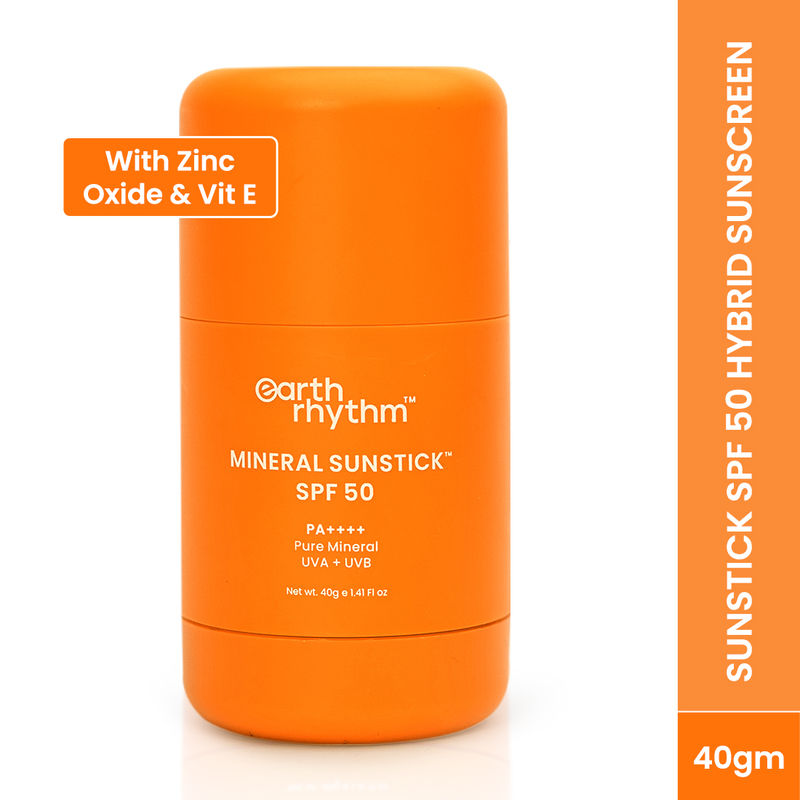 Buy Earth Rhythm Sunstick SPF 50 Hybrid Sunscreen, PA+++, UVA+UVB ...