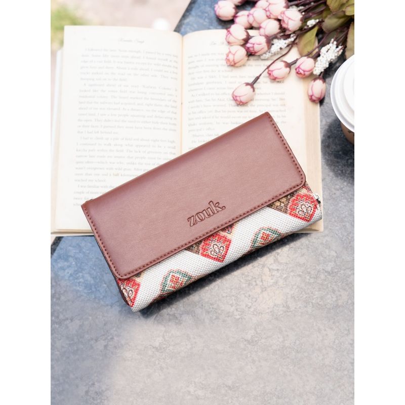 Buy Zouk Women White Wristlet Wallet Online