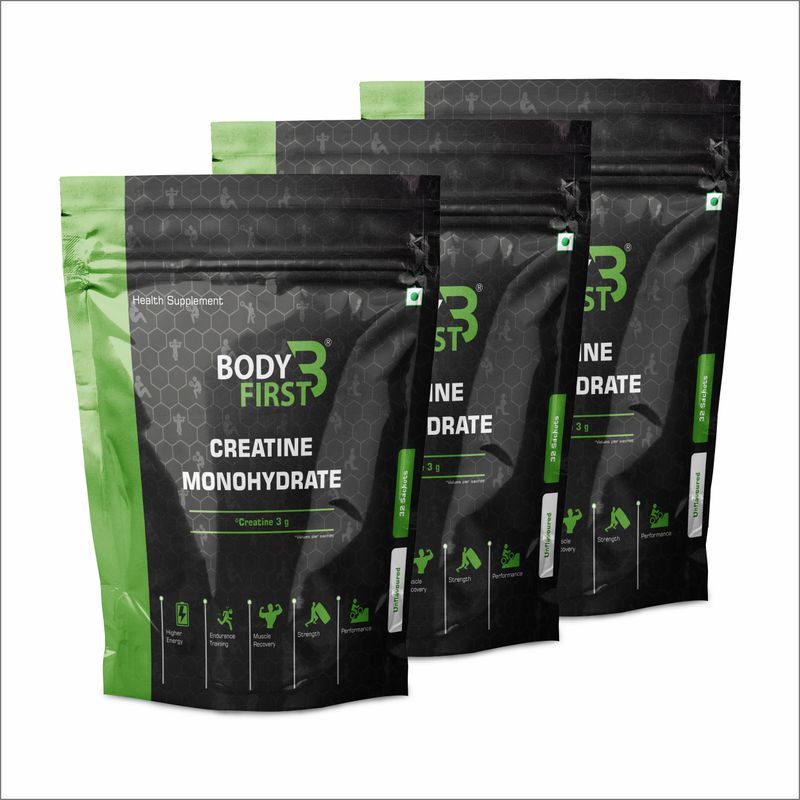Buy BodyFirst Micronised Creatine Monohydrate Unflavoured Powder 96 ...