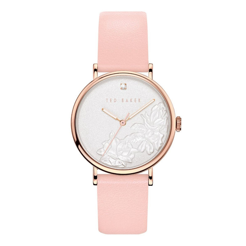 Ted Baker Pink Genuine Leather Watch: Buy Ted Baker Pink Genuine ...