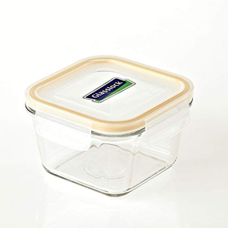 Glasslock Airtight Break Resistant Food Storage Container,Round, 400 ml ...