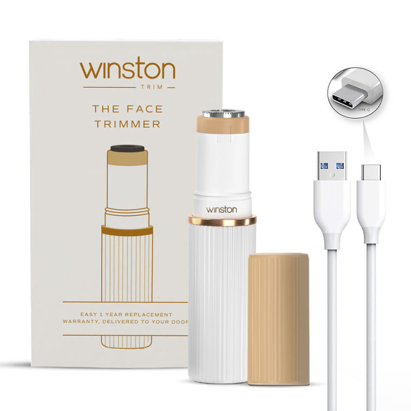 Buy Winston Rechargeable Face Trimmer Quick, Gentle, Painless & Safe ...