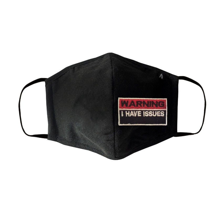 Buy Maskerade Warning - I Have Issues Mask(Free Size) Online