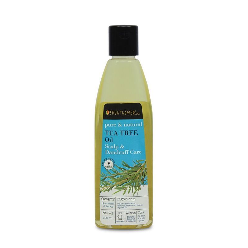 Buy Soulflower Tea Tree Hair Oil - For Scalp And Dandruff Care Online