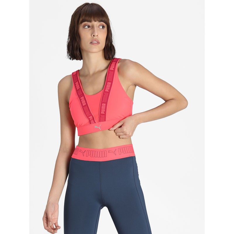 Buy Puma High Impact Fast Bra Orange Sports Bra Online