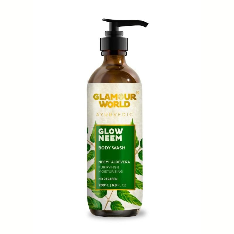 Buy GLAMOUR WORLD AYURVEDIC Glow Neem Body Wash Online