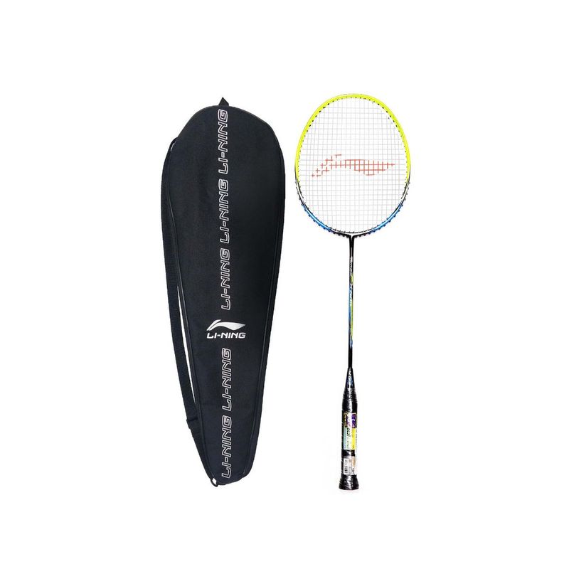 Buy Li-Ning Turbo X 70-G4 Strung Badminton Racquet (Black, Lime 86 g ...