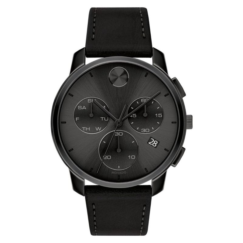 Buy Movado Bold Chronograph Black Round Dial Men Watch - 3600632 (M) Online