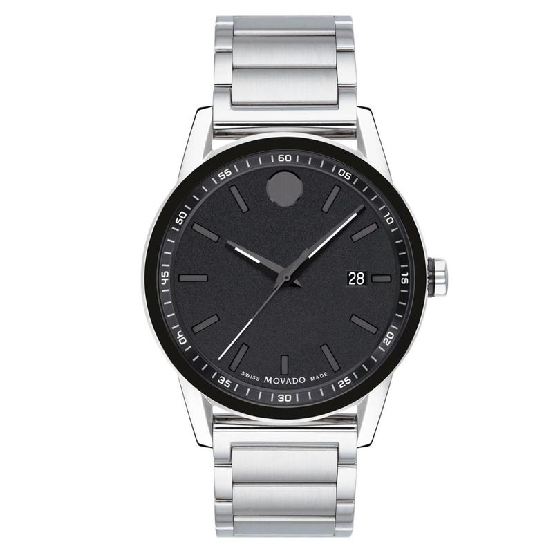 Buy Movado Museum Analog Black Round Dial Men Watch - 0607557 (M) Online