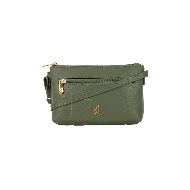 Buy Baggit GG By Women Inspect Green Sling Bag (XS) Online