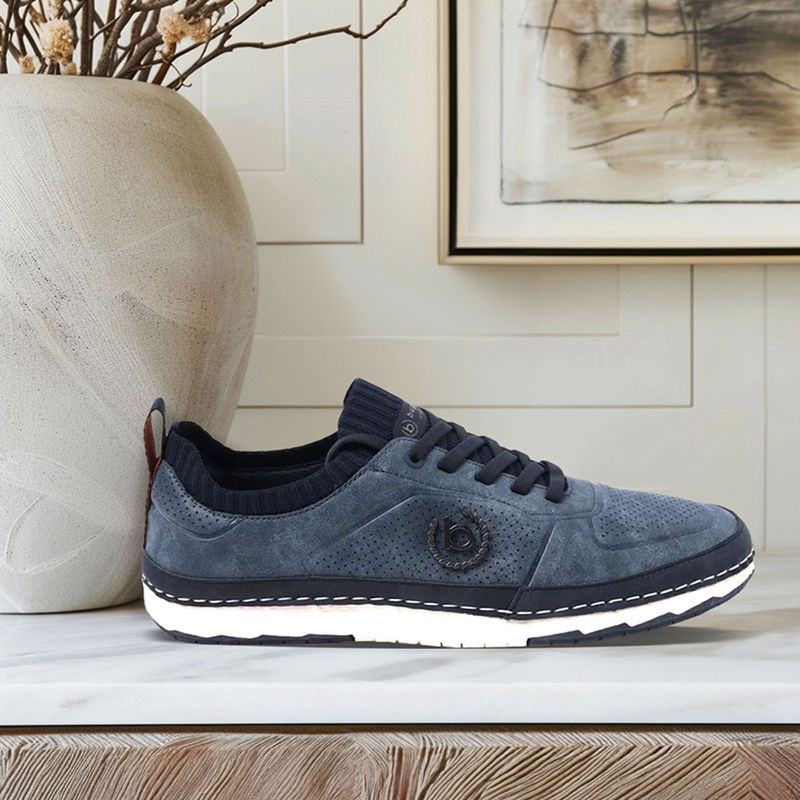 Buy Bugatti Vanadium Navy Blue Mens Sneakers Online
