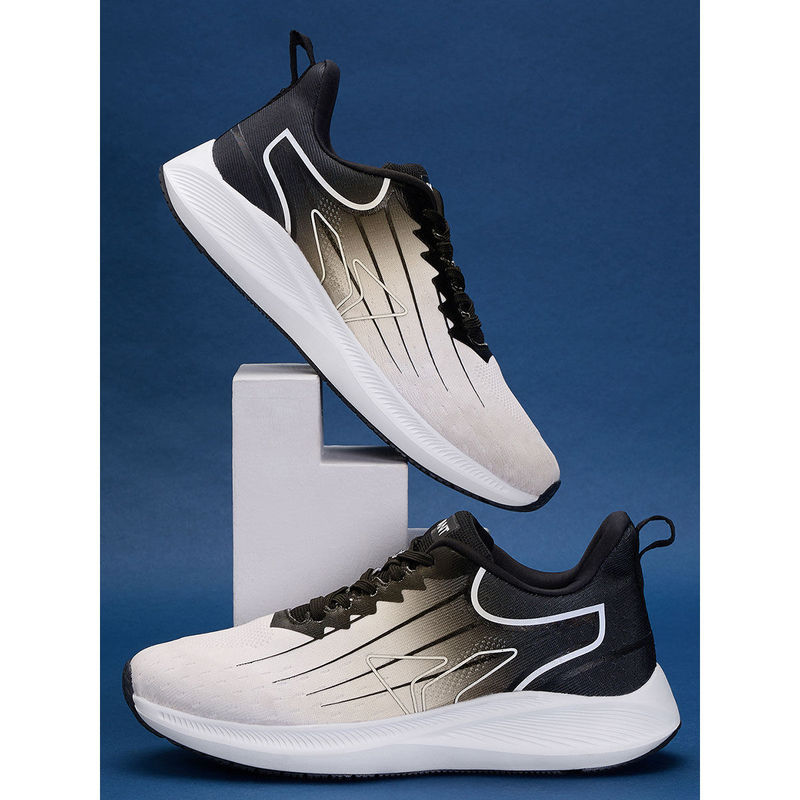 Buy AVANT Mens Verge Running Shoes - White & Black Online