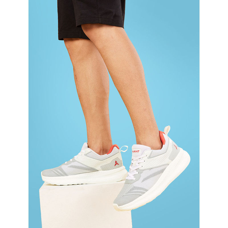 Buy AVANT Mens Strides Walking Shoes - Grey & White Online