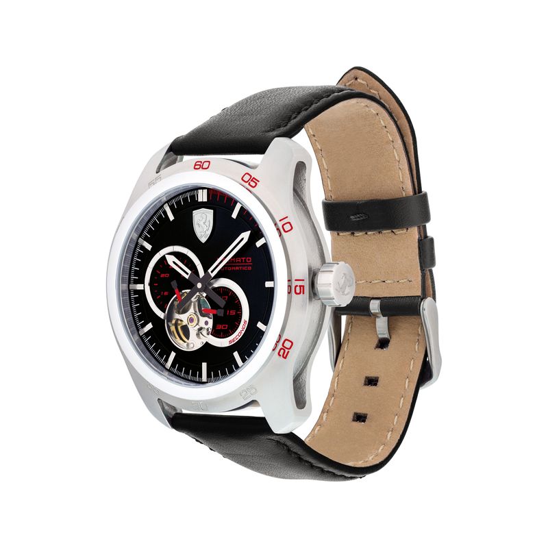 Buy Scuderia Ferrari PRIMATO Swiss Auto Black Round Dial Men's Watch ...