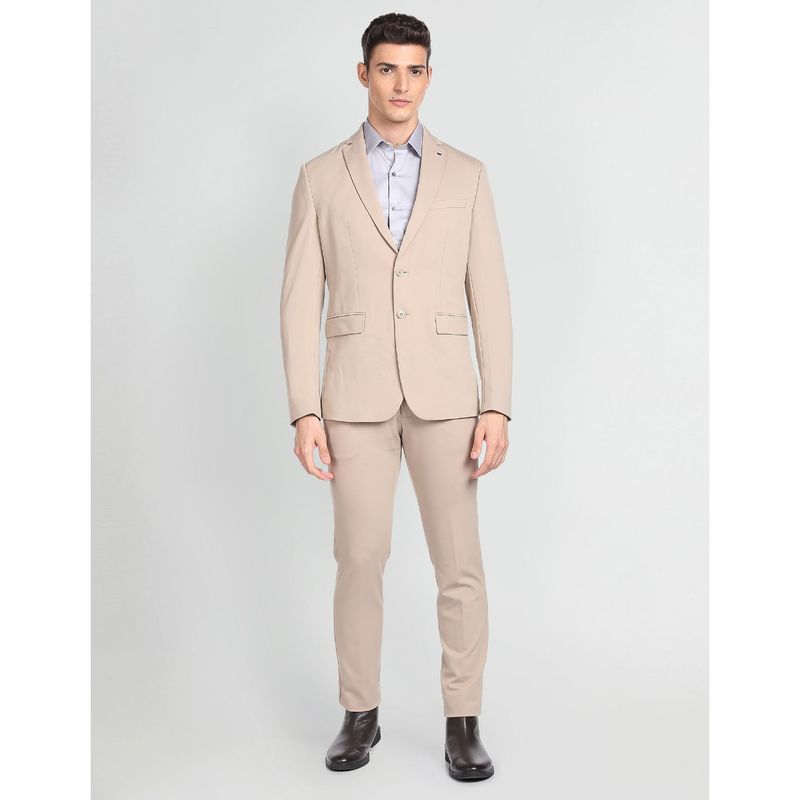 Buy Arrow Zero Calorie Slim Fit Knit Suit (Set of 2) Online