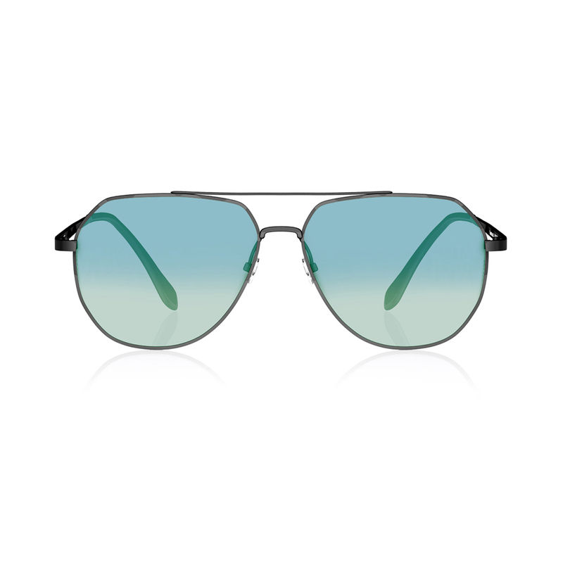 Buy Fastrack Black Aviator Sunglasses (M186BU3V) Online