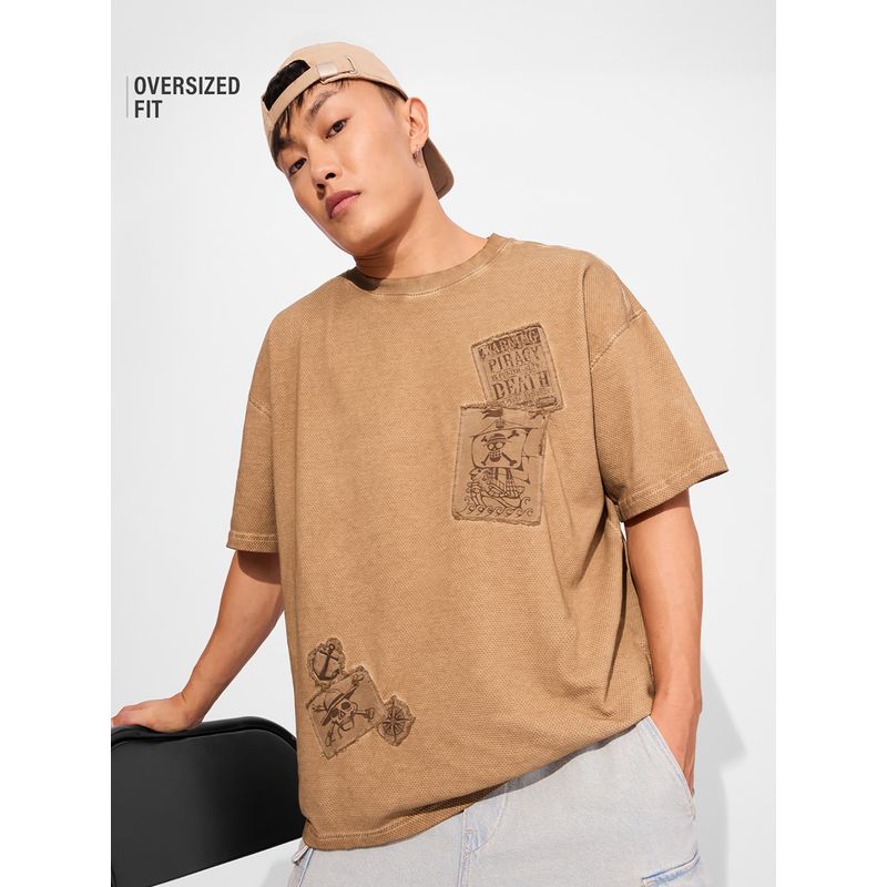 Buy The Souled Store Official One Piece Pirate Life Oversized T-Shirt ...