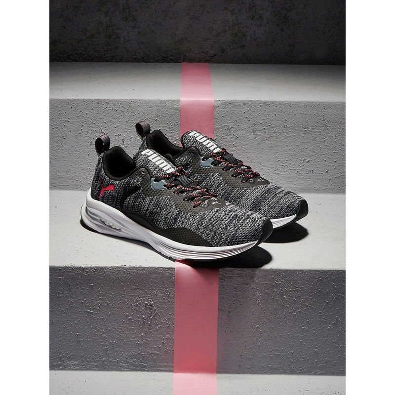 Buy Puma HYBRID Fuego Knit Women's Running Shoes - Black (7) Online