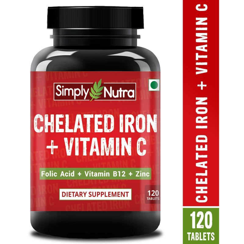 Buy Simply Nutra Chelated Iron Tablets Online