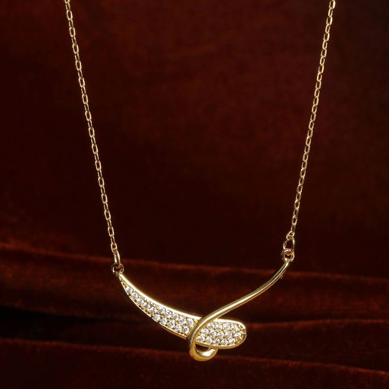 Buy PRITA Twisted Princess Rose Gold Necklace Online