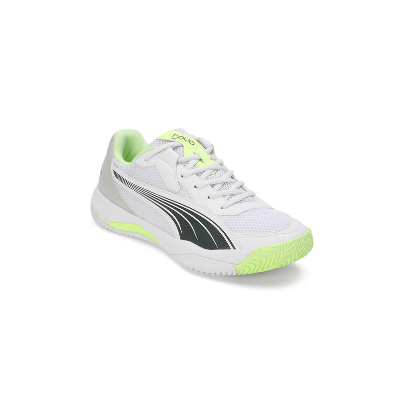 Buy Puma Unisex Nova Court White & Green Tennis Shoes Online