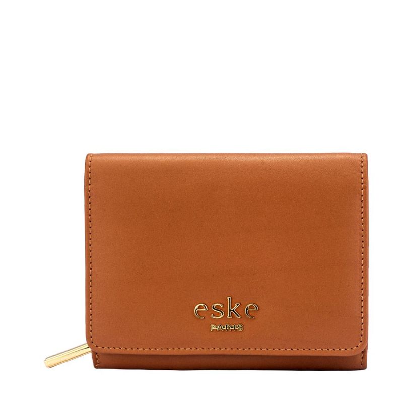 Buy Eske Tiyo Flap Wallet,Brown Online