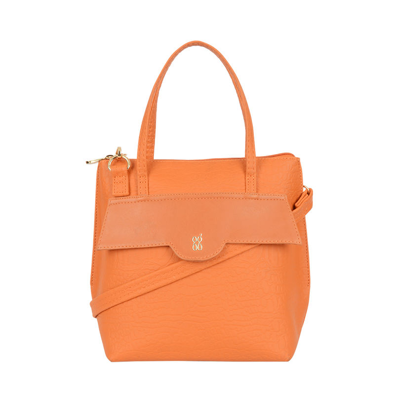 Buy Baggit Masa Small Orange Tote Handbag Online