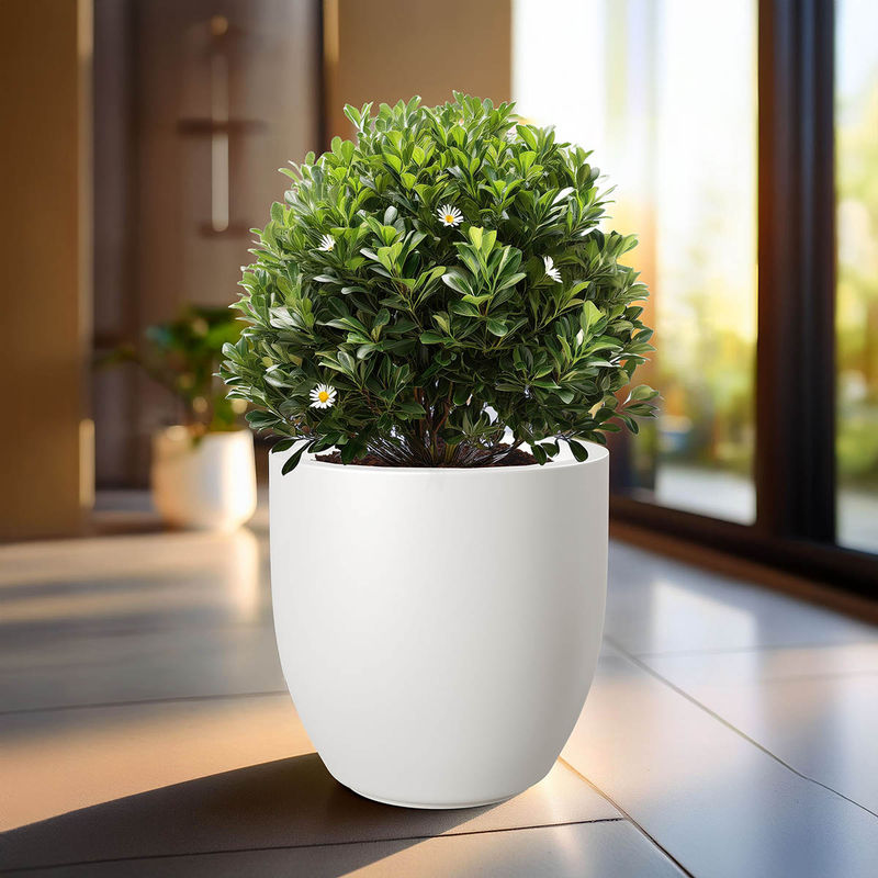 Buy Yuccabe Italia Foxb Pcup 15-Inch Flower Pot Durable Planter (Marble ...