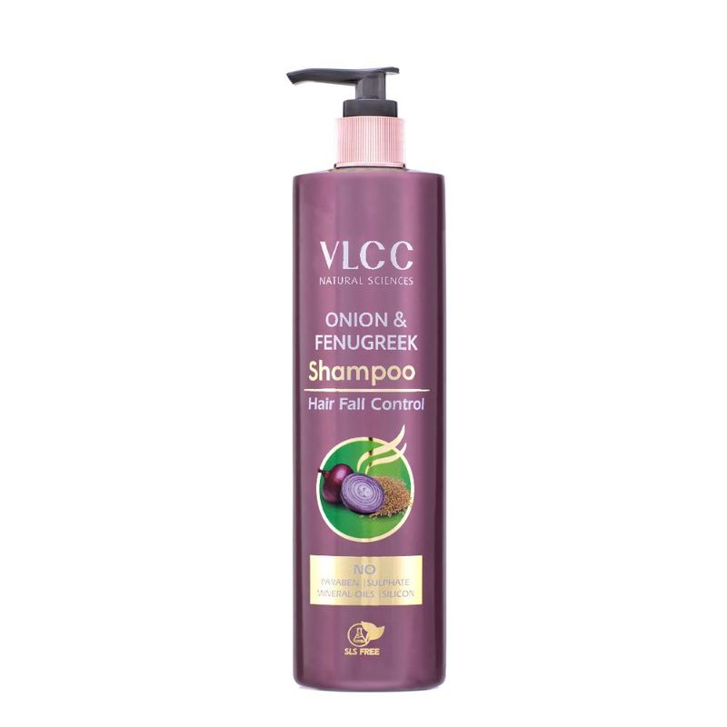 Buy VLCC Onion & Fenu Greek Shampoo For Hair Fall Control Online