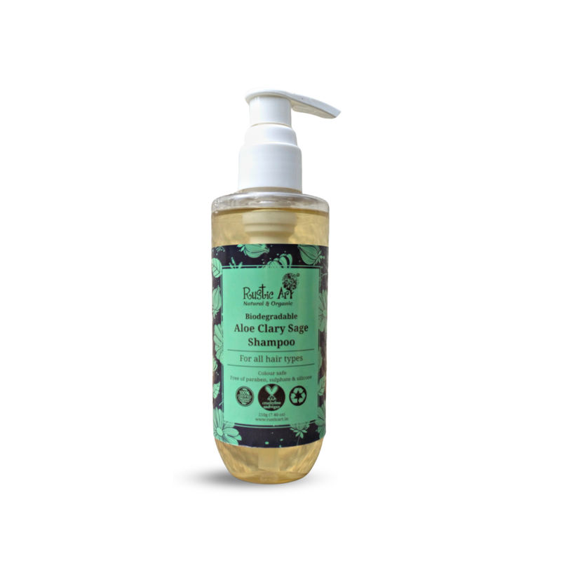 Buy Rustic Art Organic Aloe Clary Sage Shampoo Online