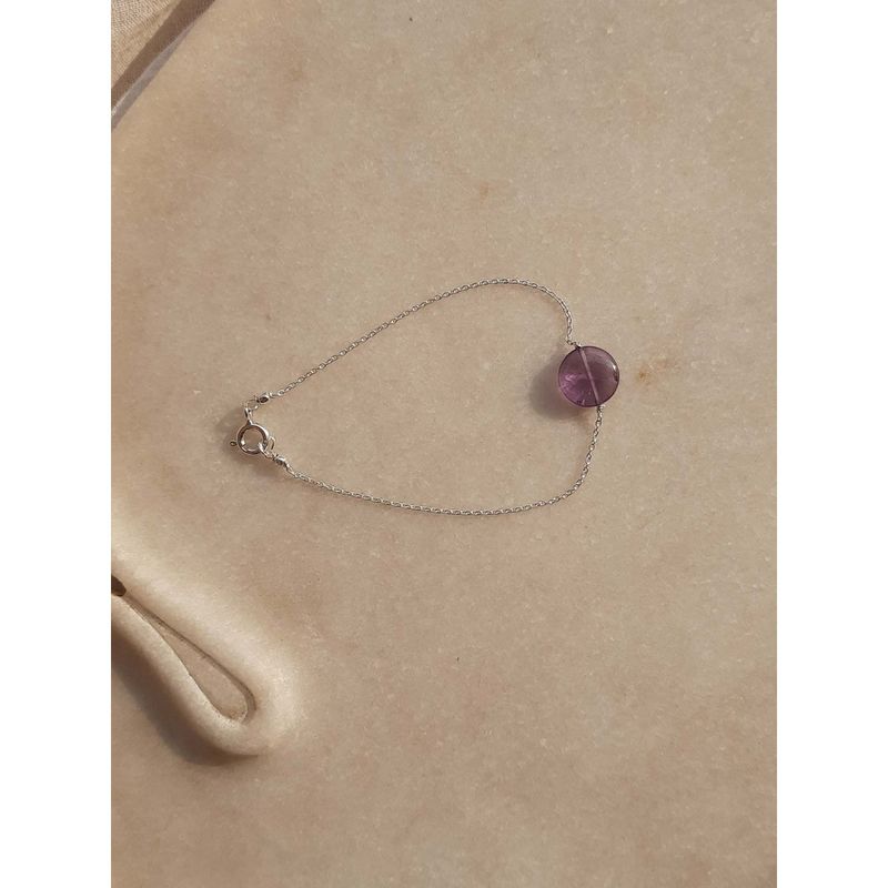 Buy Kiri Kiri Amethyst Round Bracelet Online