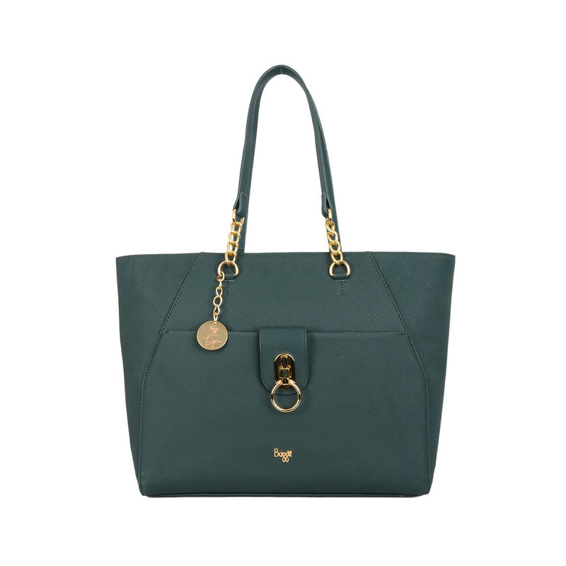 Buy Baggit Womens Jonquil Bl Tote Bag - Green (L) Online