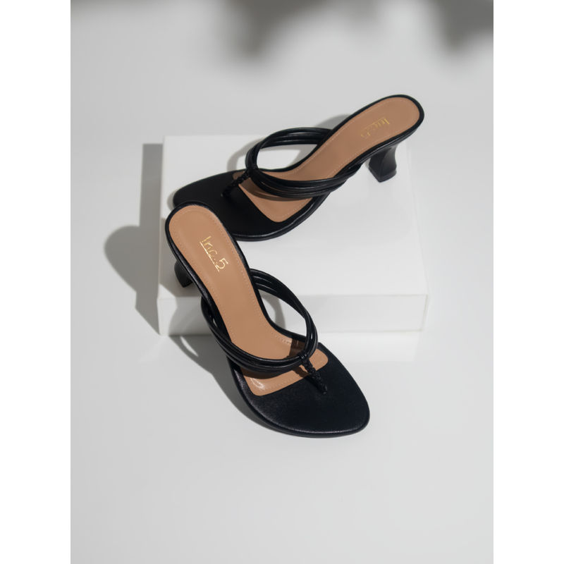 Buy Inc.5 Black Casual Spool Heels Online