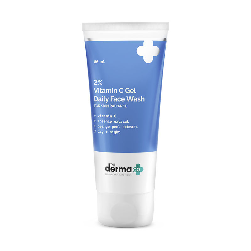 Buy The Derma Co 2% Vitamin C Gel Face Wash With Rosehip & Orange Peel ...