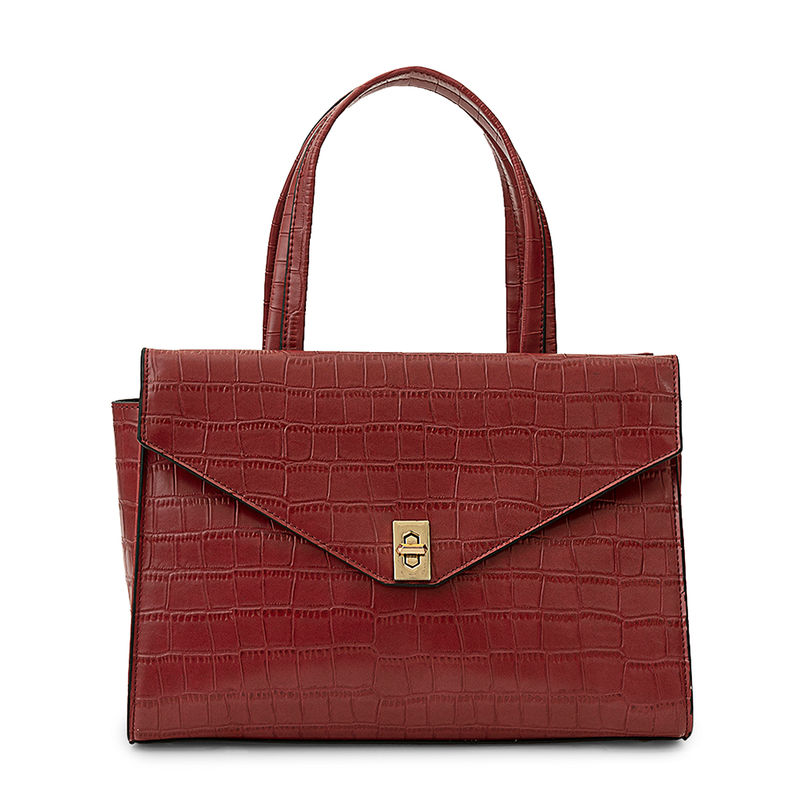 MIRAGGIO Aida Women's Satchel HandBag (RED): Buy MIRAGGIO Aida Women's ...