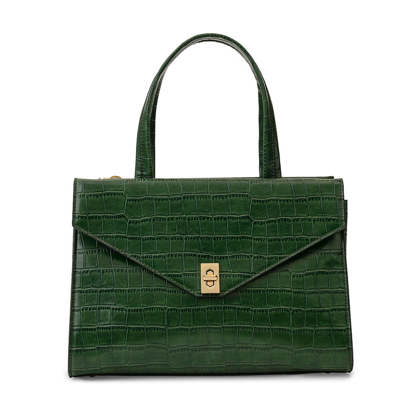 MIRAGGIO Aida Women's Satchel HandBag (Green): Buy MIRAGGIO Aida Women ...