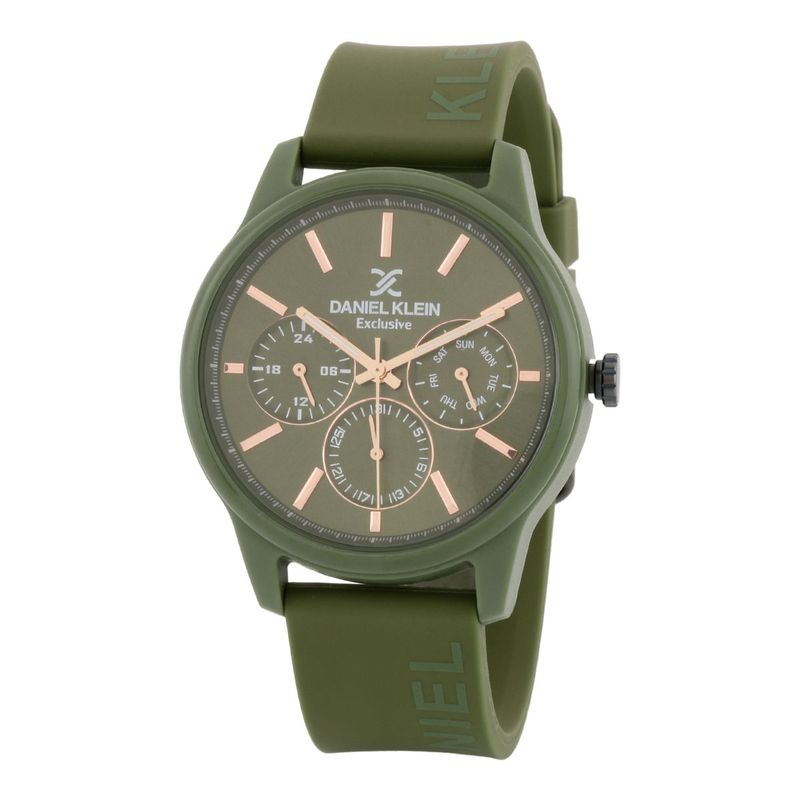 Buy Daniel Klein Green Color Watches For Men DK.1.12868-6 Online