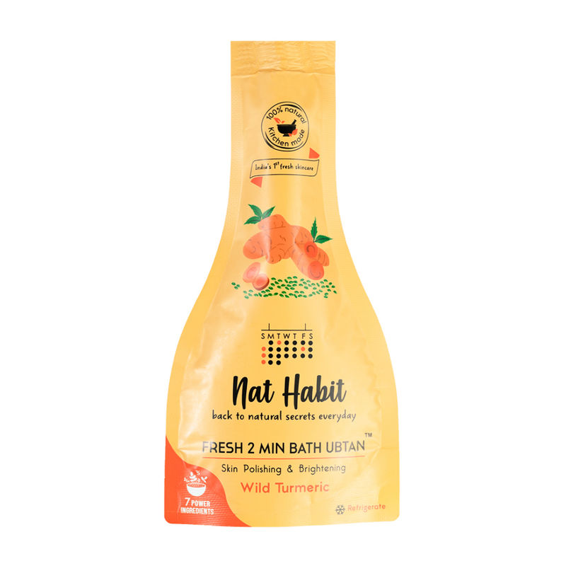 Buy Nat Habit Fresh Wild Turmeric Body Ubtan 2 Minute Body Scrub Online
